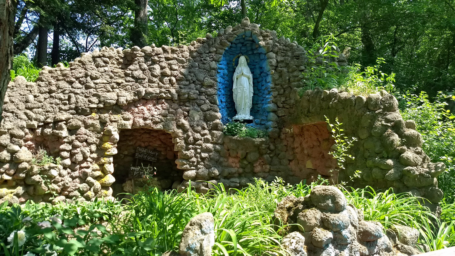 Brother Fridolin Iten, Grotto Builder – Lourdes Grottos of North America